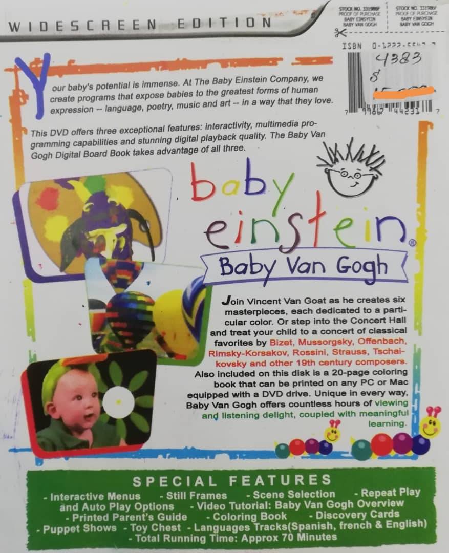 the baby van gogh dvd coloring pages